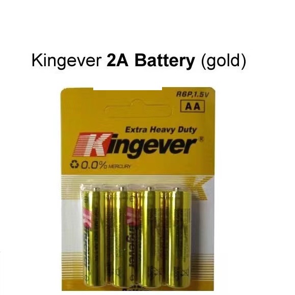 4pcs Kingever Extra Heavy Duty Battery AA Original genuine battery ...