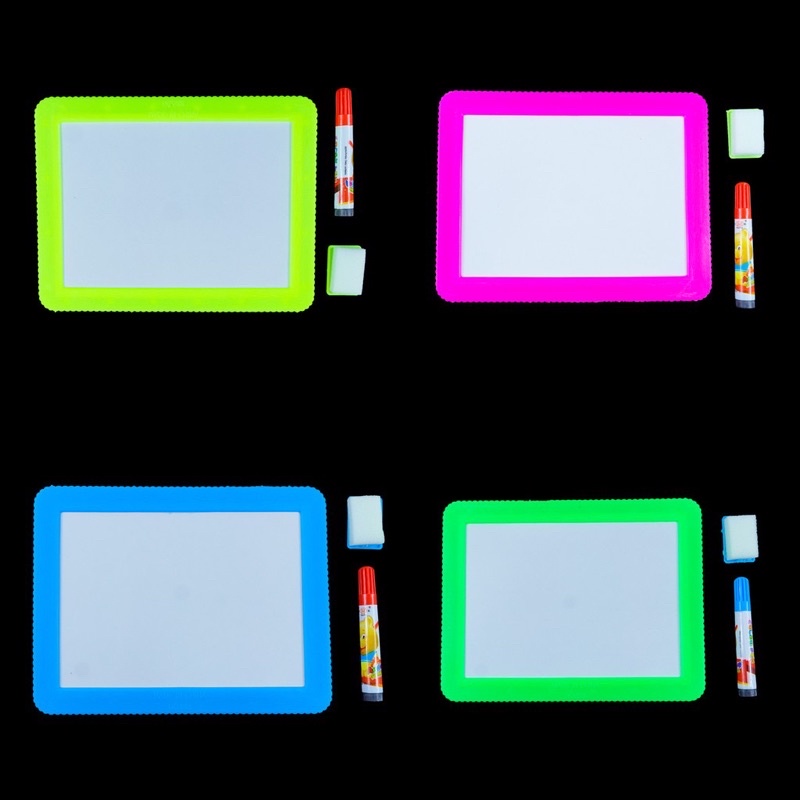 Kids Mini Whiteboard with Pen and Eraser White Board Marker & Eraser ...