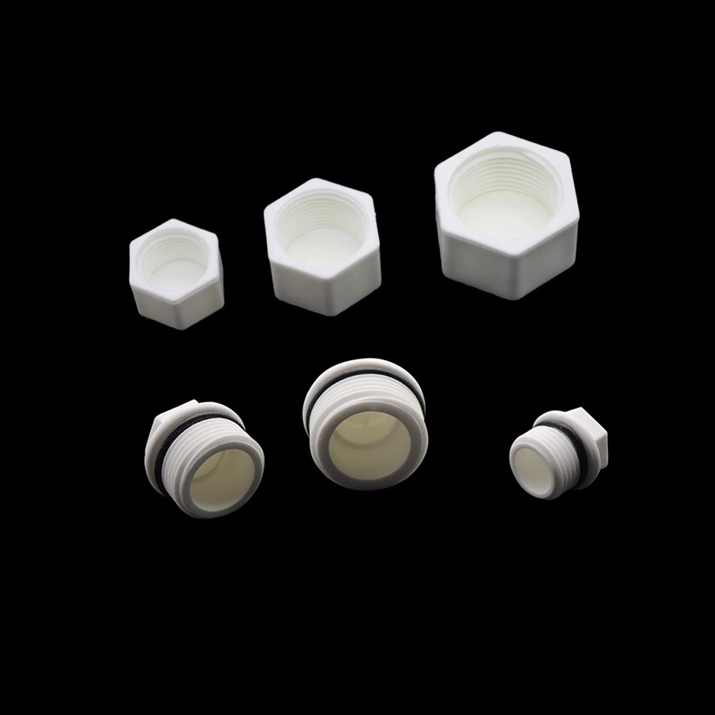 PVC Pipe End Plugs 1/2'',3/4'',1'' Male Thread Drip Irrigation Fittings ...