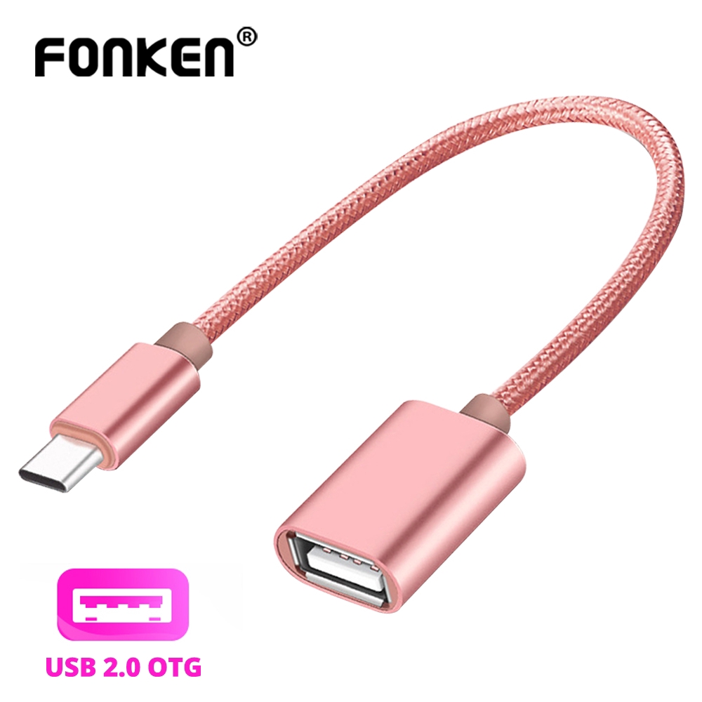 Fonken Type-C To USB 2.0 Adapter OTG Data Cable USB-C Converter Adapter ... Fonken Type-C To USB 2.0 Adapter OTG Data Cable USB-C Converter Adapter ...