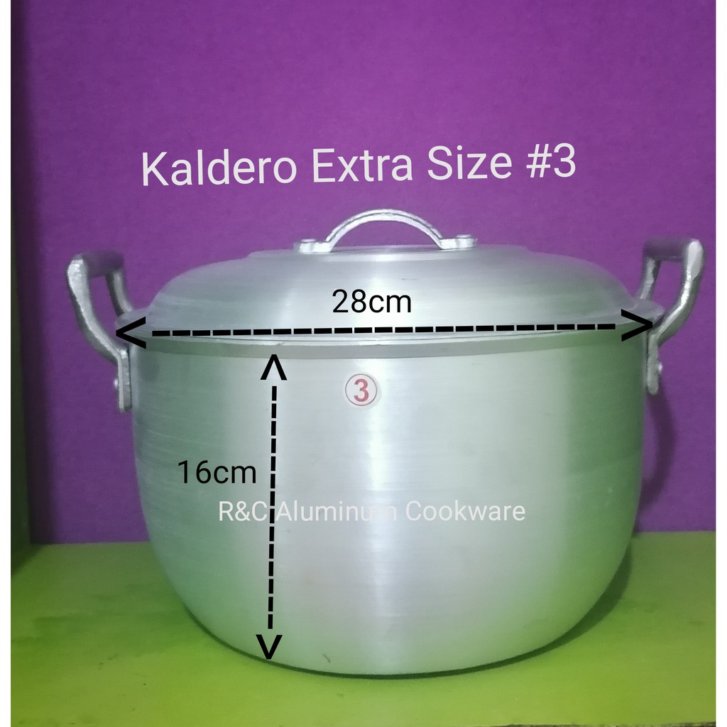 Kaldero Extra Size #3(28cm Diameter, 16cm Height) | Shopee Philippines