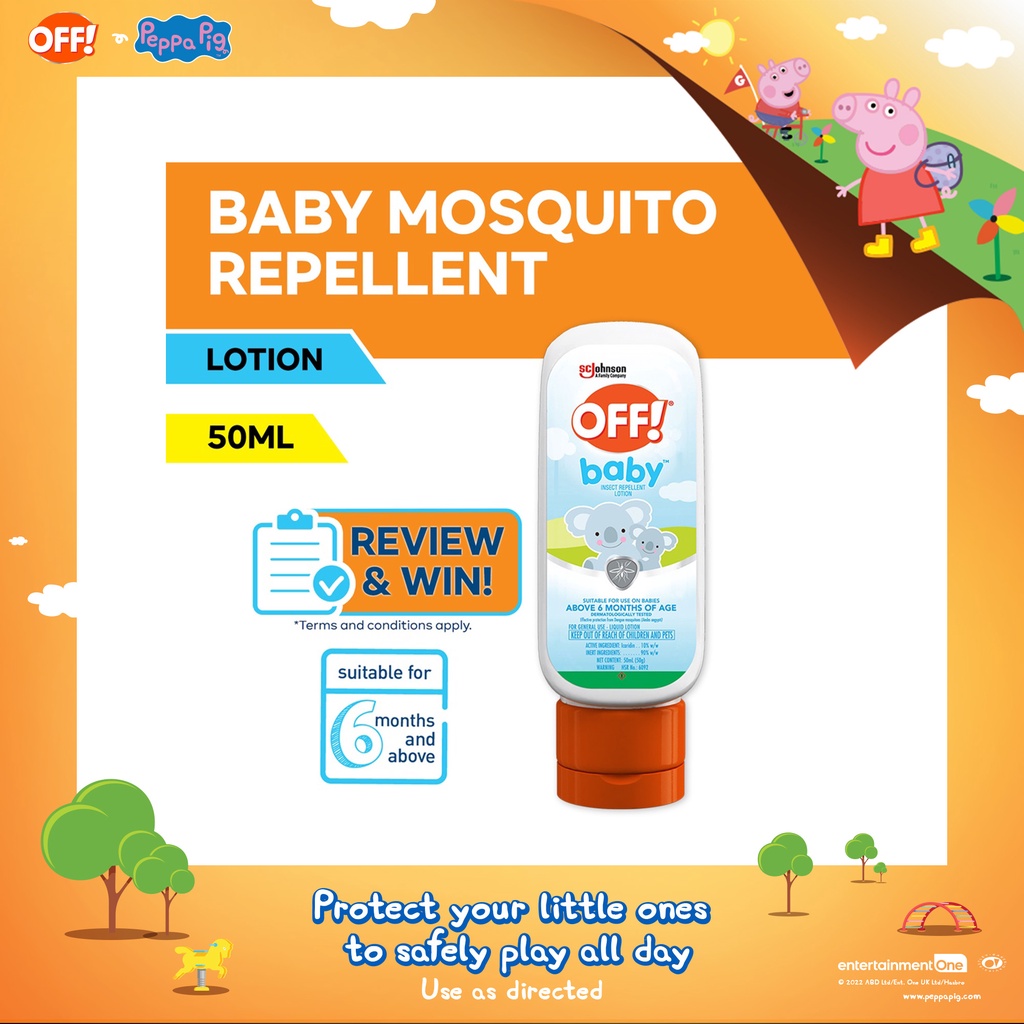 OFF! Mosquito Repellent Lotion - Baby 50ml | Shopee Philippines