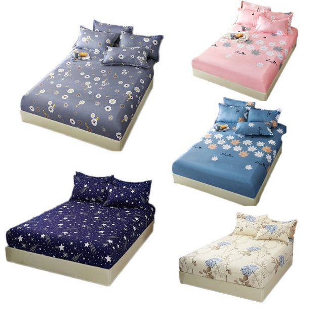 Assorted Bed Sheet 1 5 With Pillowcover Single Size Shopee Philippines