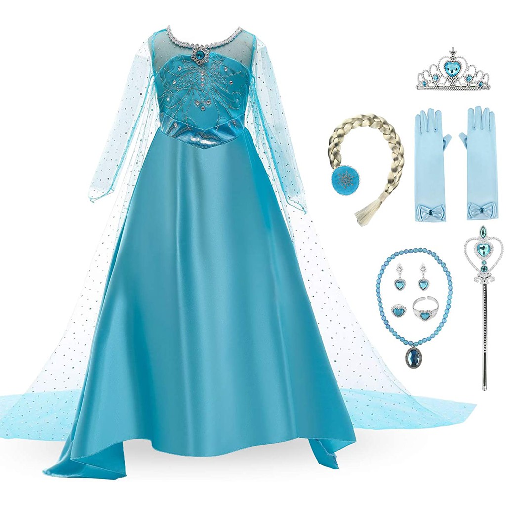 Princess elsa Dress elsa Dress elsa Dress elsa Frozen 2 Princess Frozen ...