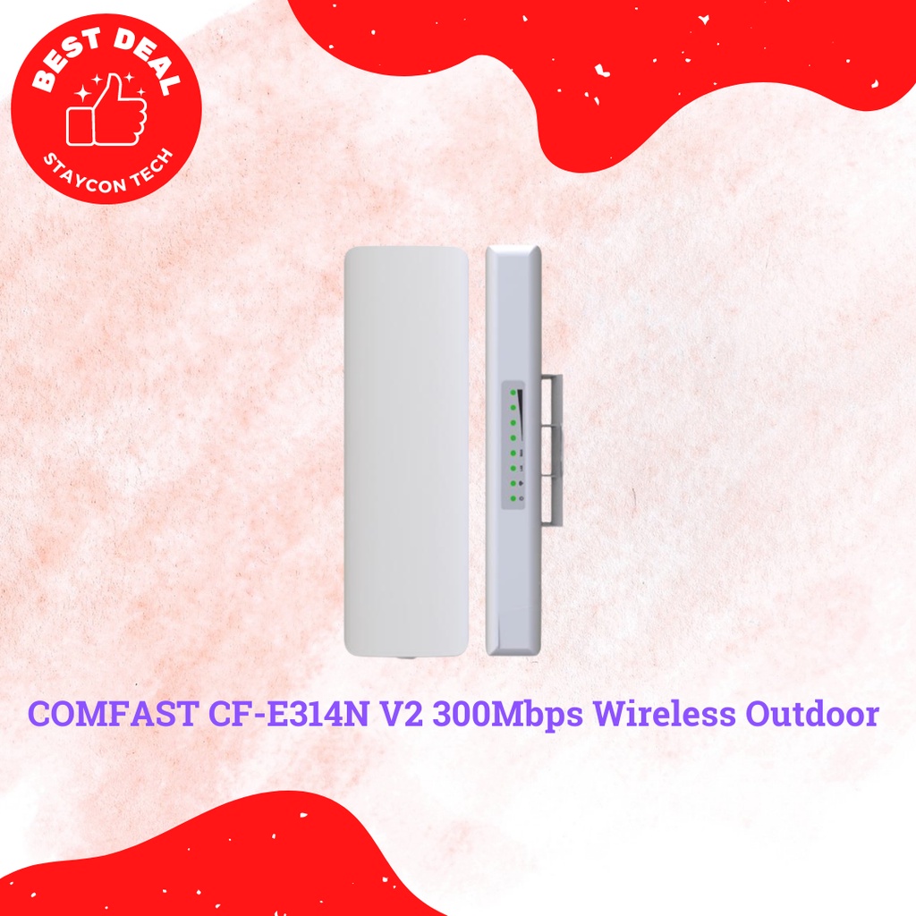 COMFAST CF-E314N V2 300Mbps Wireless Outdoor CPE Bridge 2.4G 2 *14dBi ...