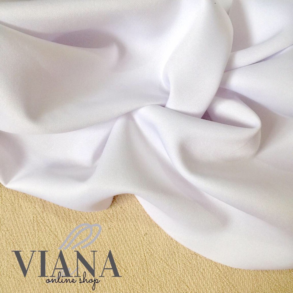 White Neoprene Fabric (sold per yard) | Shopee Philippines