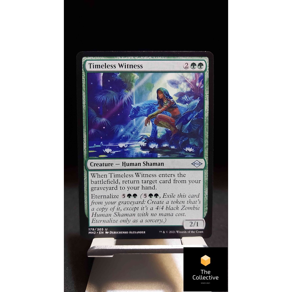 Magic the Gathering - MTG Card Game - Timeless Witness - MH2 [GREEN ...