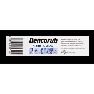(NEW PACKAGE)Dencorub Arthritis Cream 100g | Shopee Philippines