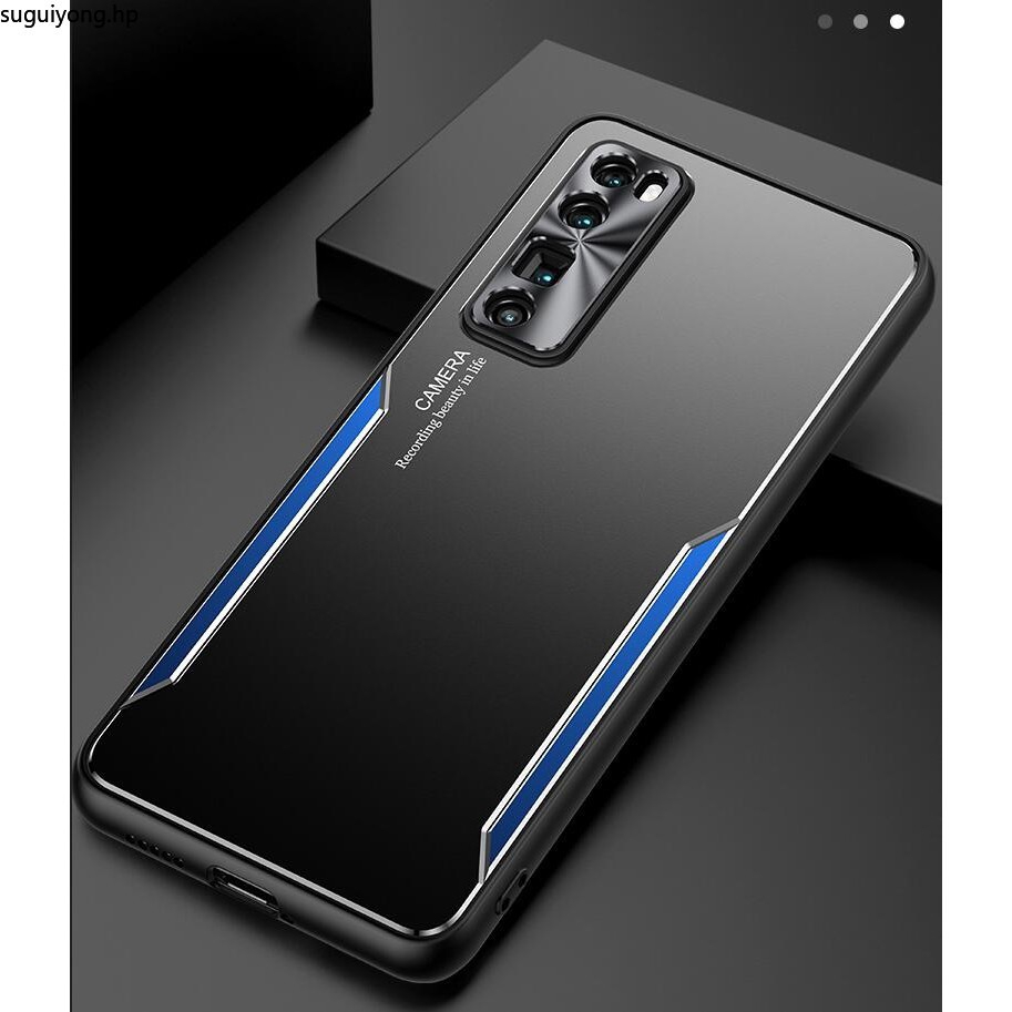 Huawei Nova 7/SE Hard Case Shockproof Bicolor Metal Anti-fall Matte ...