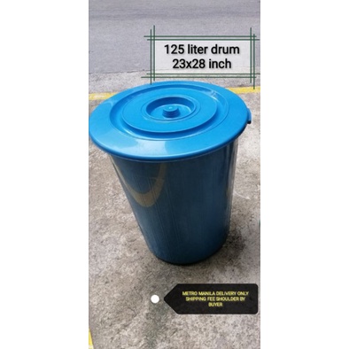 125 liter Water Drum utility container balde (for other logistic, sf not yet included) | Shopee ...