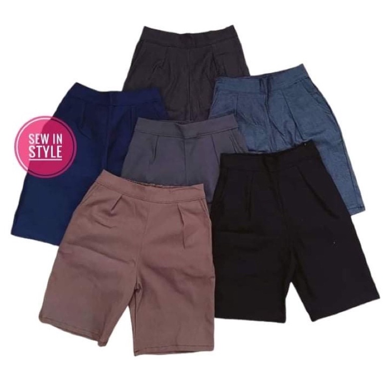 Highwaist TOKONG SHORT with side pocket | Shopee Philippines