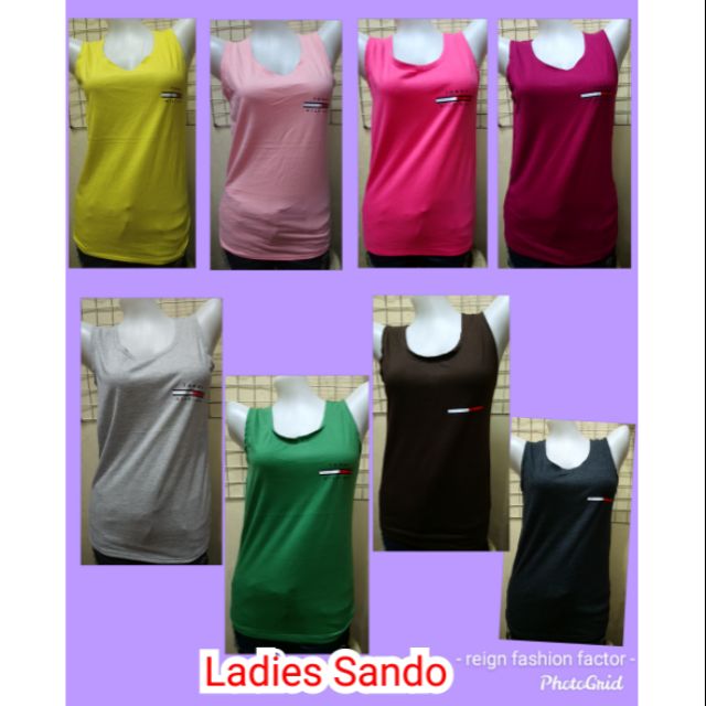 Ladies/Women Cotton Sando with print | Shopee Philippines