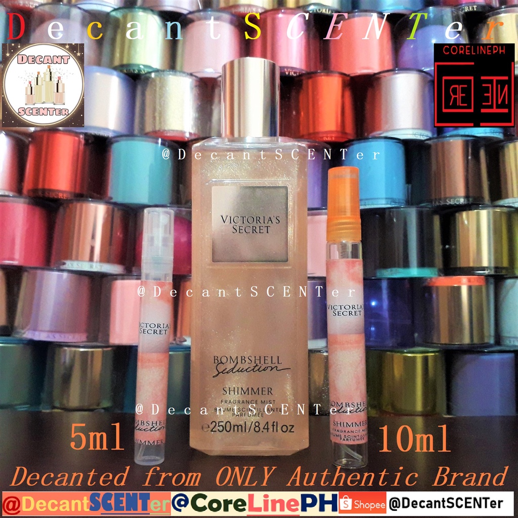 Bombshell Seduction Shimmer Victoria's Secret Mist in Travel Sizes ...