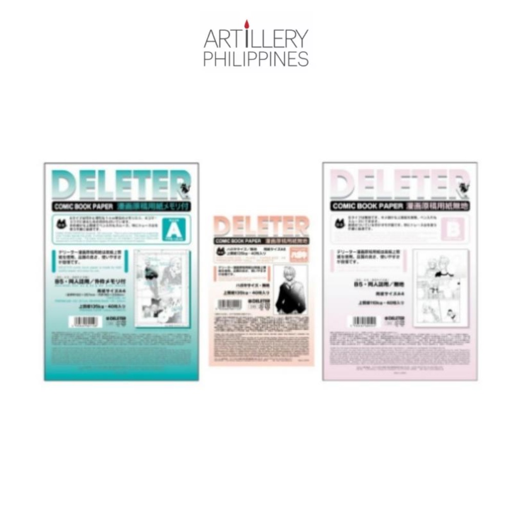 Deleter Comic Book Paper A4 B4 135Kg Type A B Postcard A6 For Manga