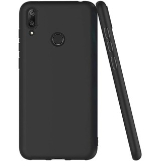 Huawei Y7 2019 Case Matte Black Silicone Soft TPU Cover Huawei Y7 2019 ...