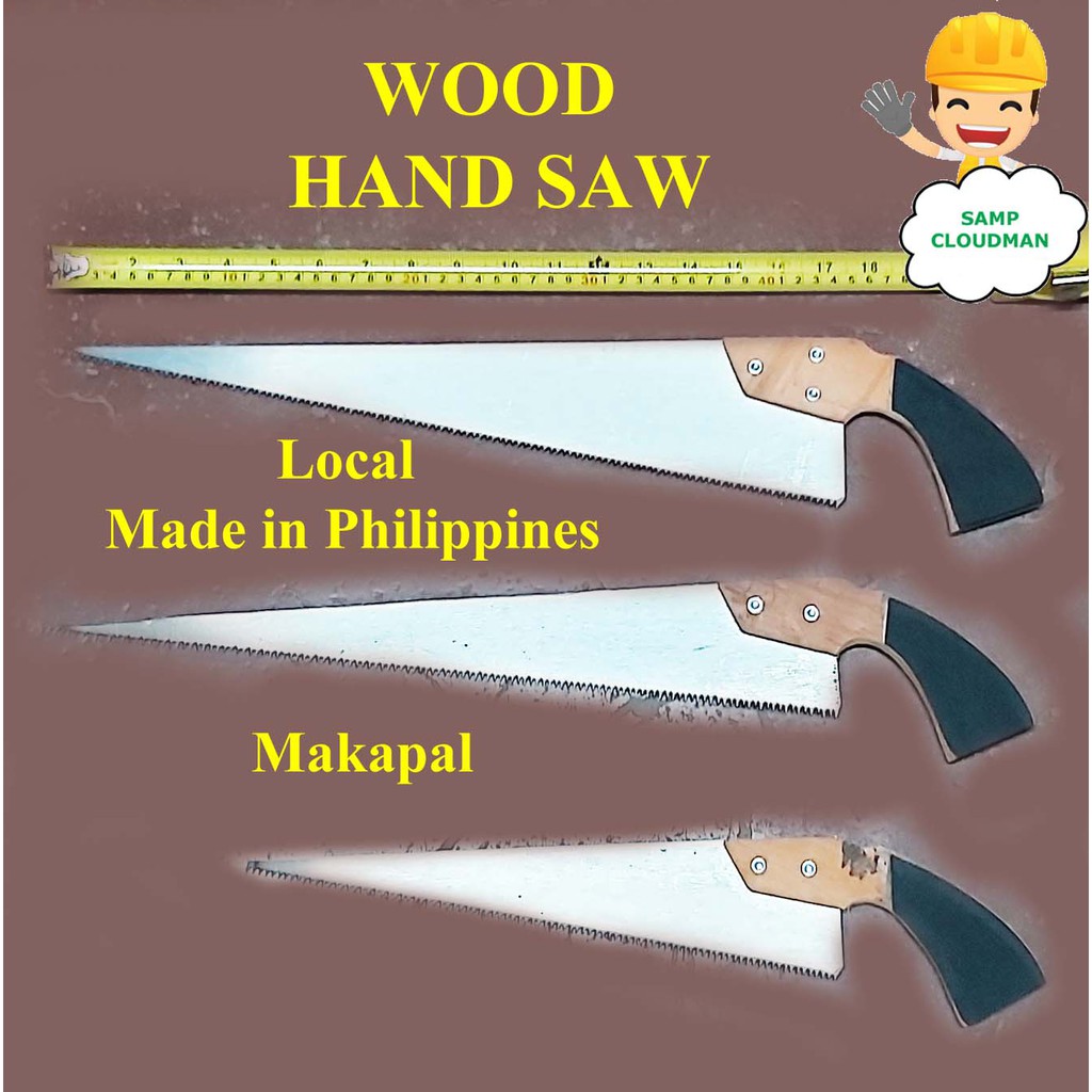 Local Made LAGARI Wood Hand Saw Blade Makapal Small Medium Large Wood ...