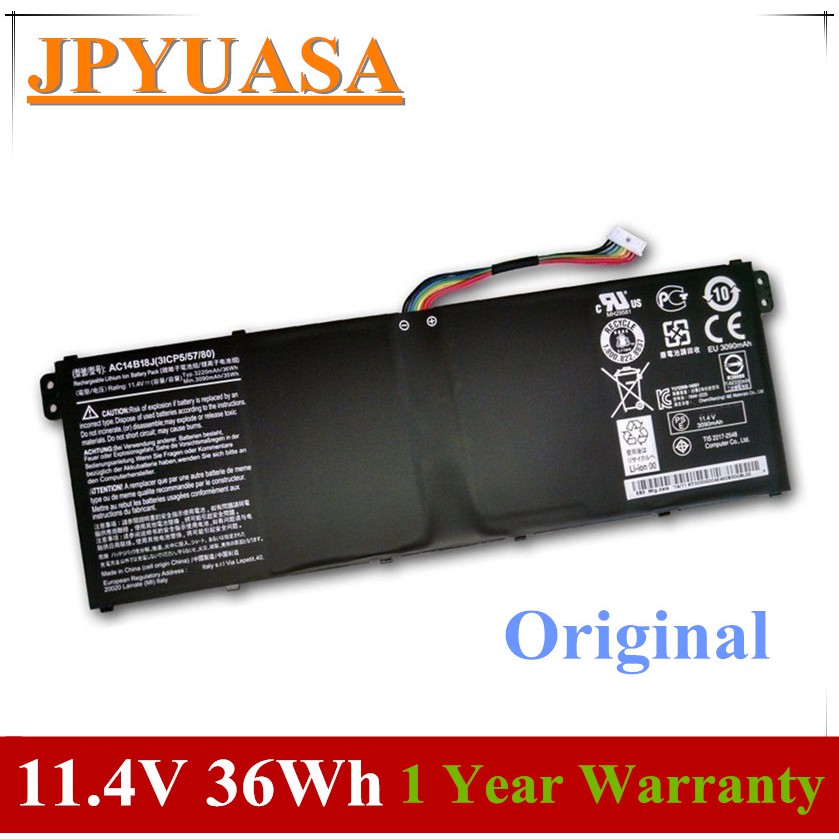 AC14B18J AC14B13J Laptop Battery For Acer Aspire ES1-511 ES1-512 V3 V3 ...