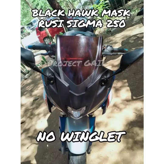 RUSI SIGMA 250 BLACK HAWK MASK | Shopee Philippines