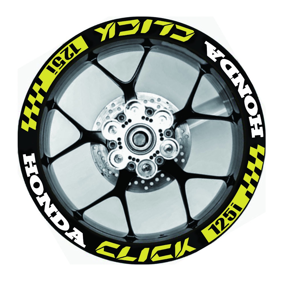 Mags Stickers for Honda CLICK 125i good for 2 wheels front and rear ...