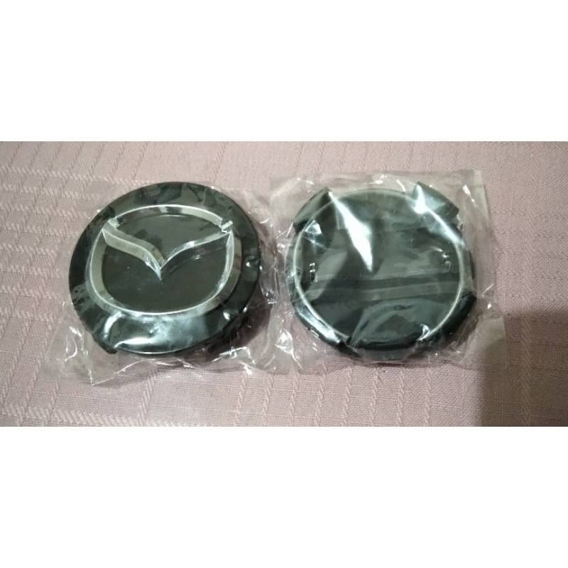 1 pc. Black Chrome Mazda Wheel Center Cap | Shopee Philippines