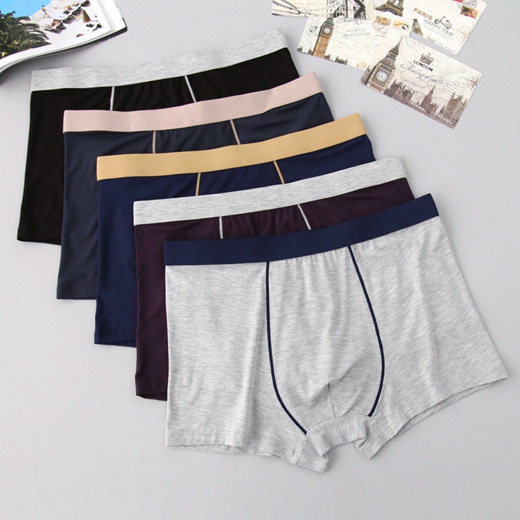 Modal Cotton Mens Underwear Boxer Briefs Shopee Philippines