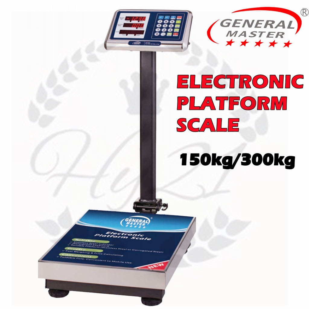 General Master 300kg Digital Scale Electronic Platform Scale GMDS ...