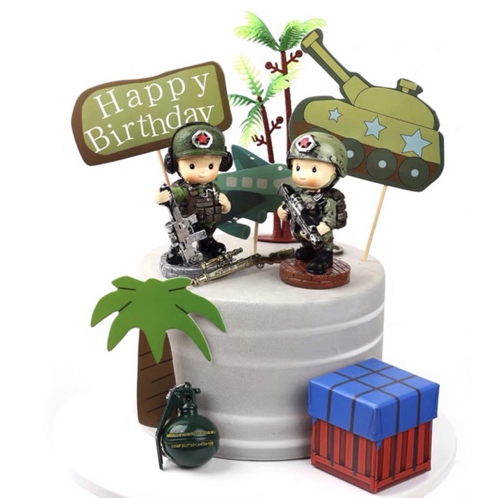 Soldier A and Soldier B toy cake topper | Shopee Philippines