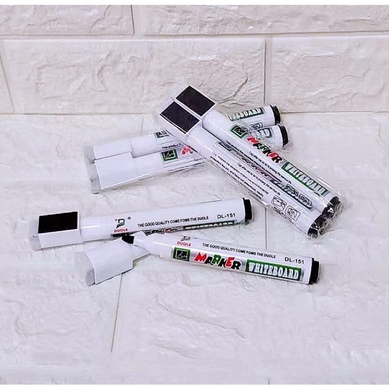2pcs whiteboard marker&eraser with magnetic /one pack 2pcs | Shopee ...