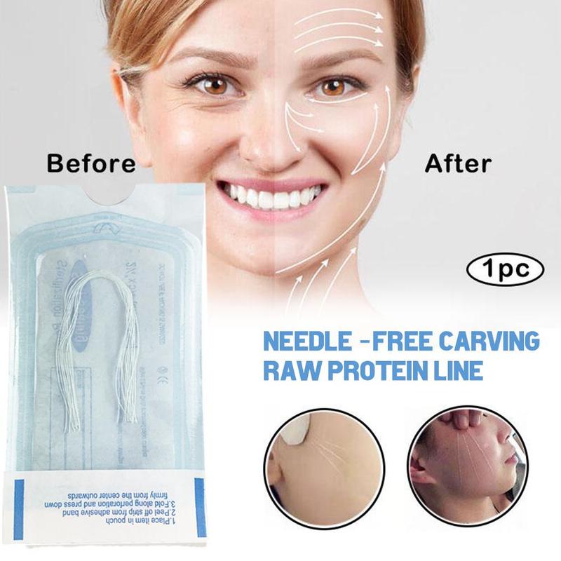 10pack/120pcs Protein Thread Absorbable Anti-wrinkle Face Filler Women ...