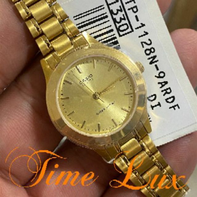 Casio Ltp-1128N-9A Ladies Gold | Shopee Philippines