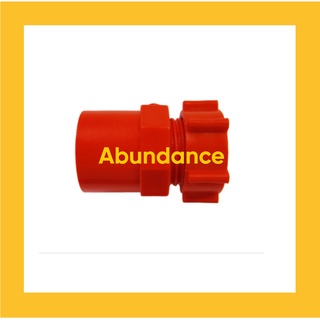 PVC Orange Male adapter with lock nut | Shopee Philippines