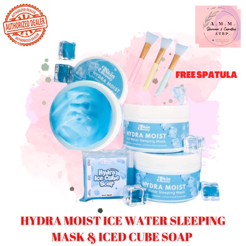 HYDRA MOIST ICE WATER SLEEPING MASK new packaging and HYDRA ICE CUBE ...