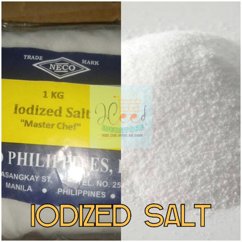 IODIZED SALT 1 KILO MASTER CHEF | Shopee Philippines