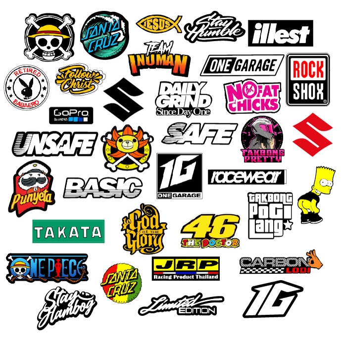 Motorcycle Sticker | Car Sticker | Helmet Sticker | Matte Laminated ...