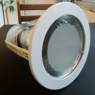 Pinlight Recess fixture Horizontal type E27 w/ Frosted Glass Cover ...