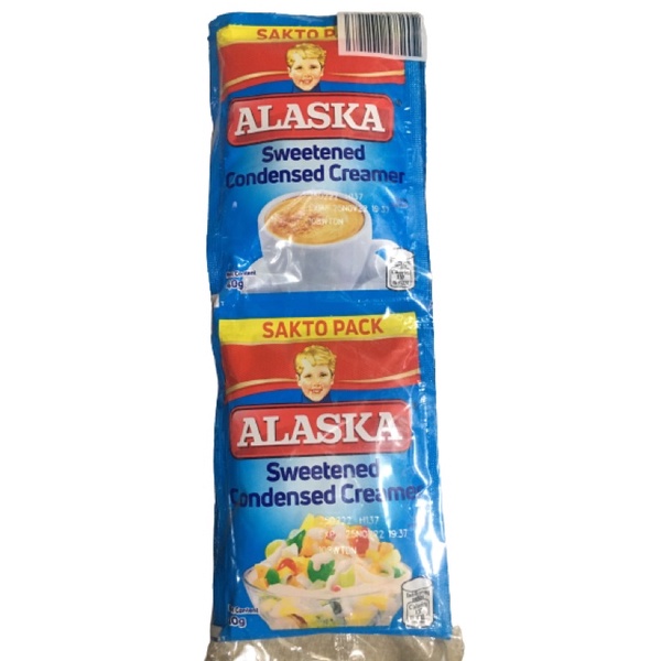 Alaska sweetened condensed creamer snack pack sachet 40gx6s | Shopee ...