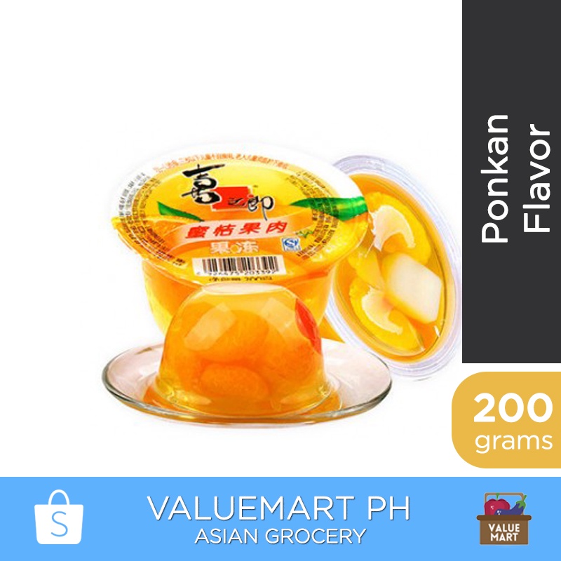 Ponkan Jelly Cup (with real fruits) - 200 grams | Shopee Philippines