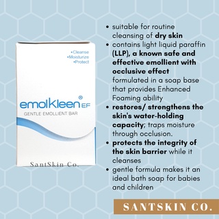 Emolkleen EF Gentle Emollient Bar Soap 90g [AUTHENTIC] | Shopee Philippines