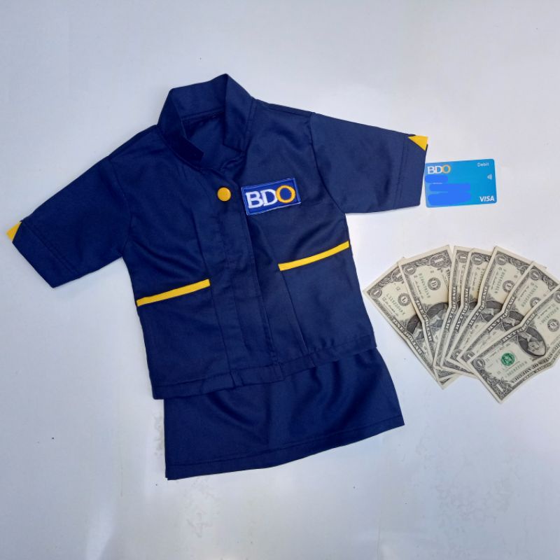BDO bank teller career costume | Shopee Philippines BDO bank teller career costume | Shopee Philippines