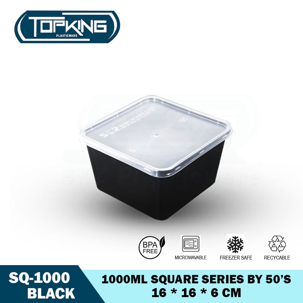 Sq-1000 Microwavable Clear And Black | Shopee Philippines
