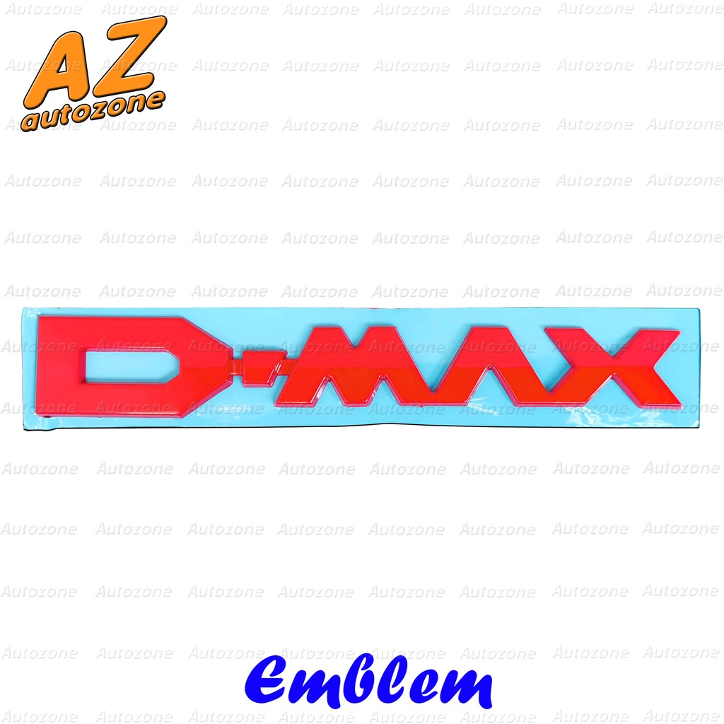 Dmax Emblem / D-Max Logo Emblem Badge (Red) | Shopee Philippines