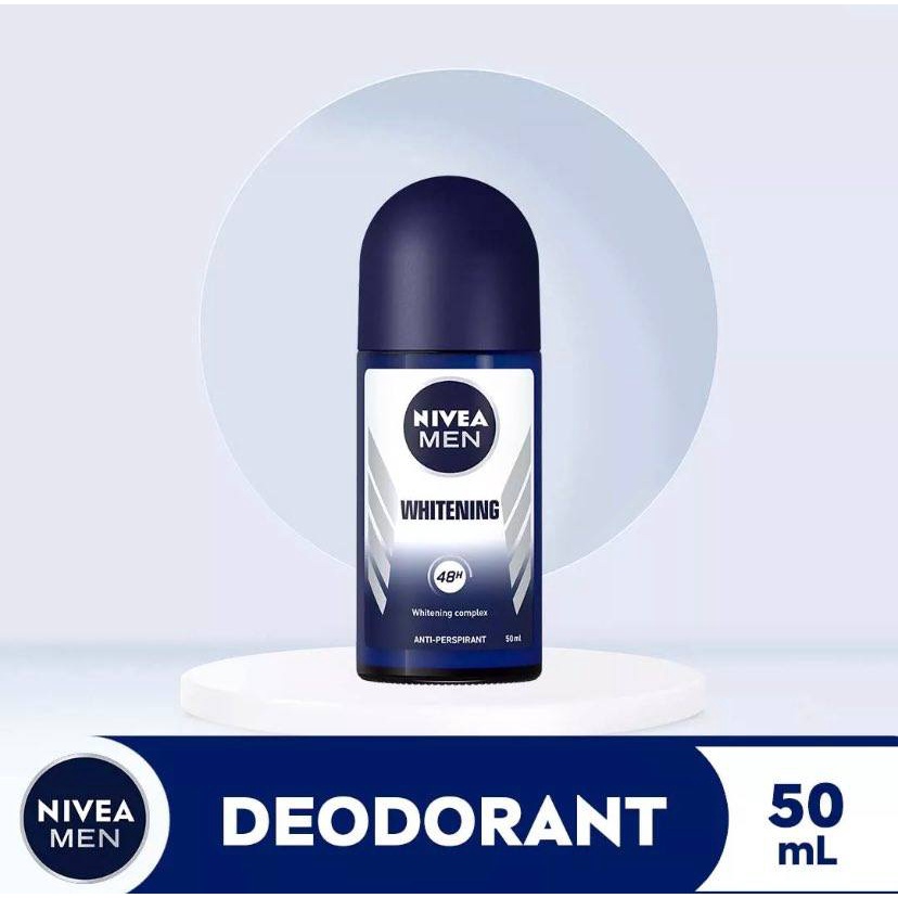 NIVEA MEN WHITENING ANTI-PERSPIRANT DEODORANT ROLL-ON 50ml | Shopee Philippines
