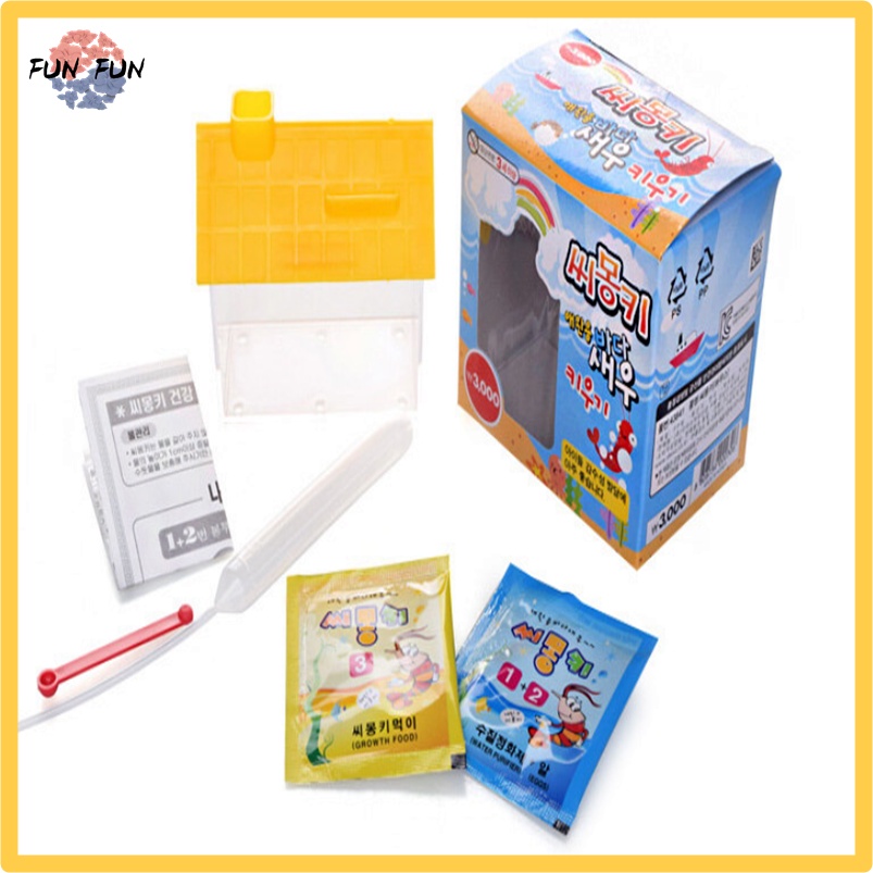 Brine Shrimp, Shrimp Egg Kids Toy Sea Monkey Raising Set | Shopee ...