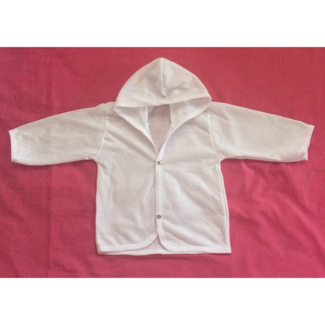 Infant/Newborn White Hoodie (Bargain) | Shopee Philippines