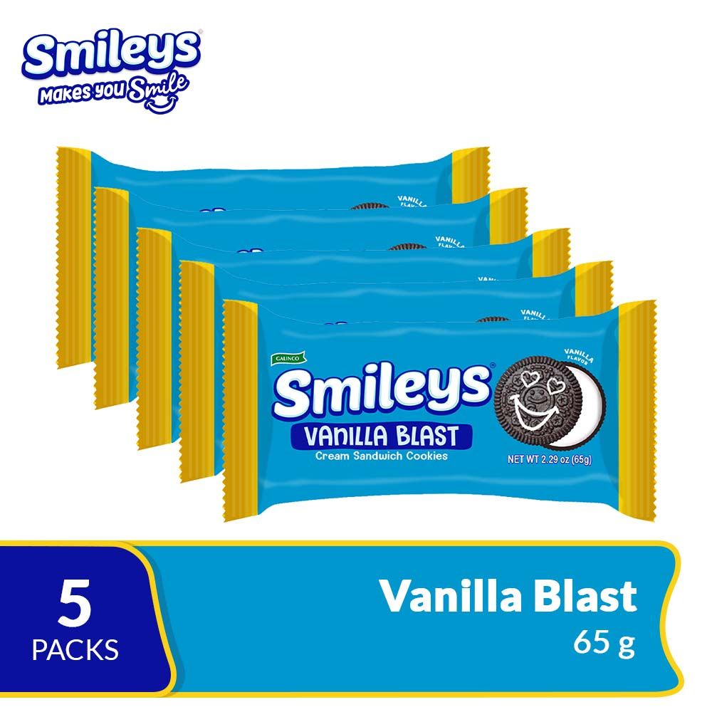 Smileys Vanilla 65g (5 Pieces) | Shopee Philippines