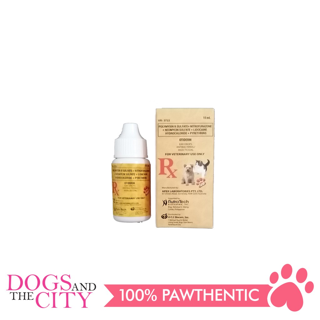Otiderm Ear Drops Solution 15ml | Shopee Philippines