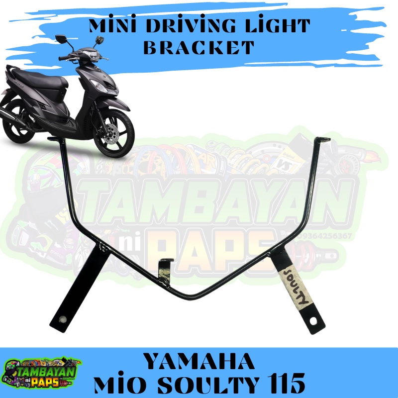 MOTORCYCLE BRACKET MIO SOULTY LED Light Bracket For Mini Driving Light ...