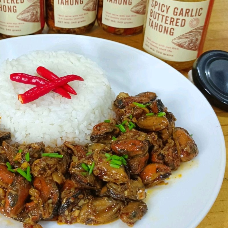 Spicy Garlic Buttered Tahong in a Jar | Shopee Philippines