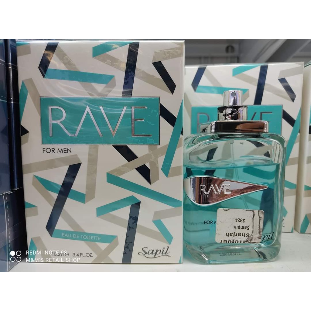 Sapil RAVE Eau De Toilette Perfume for Men 100ml | Shopee Philippines