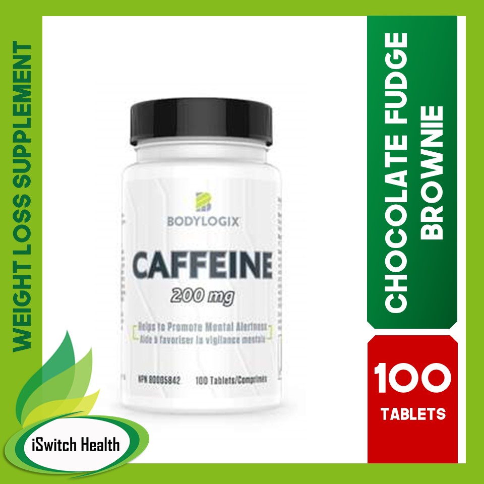 BodyLogix Caffeine - 200mg - 100 Tablets | Shopee Philippines